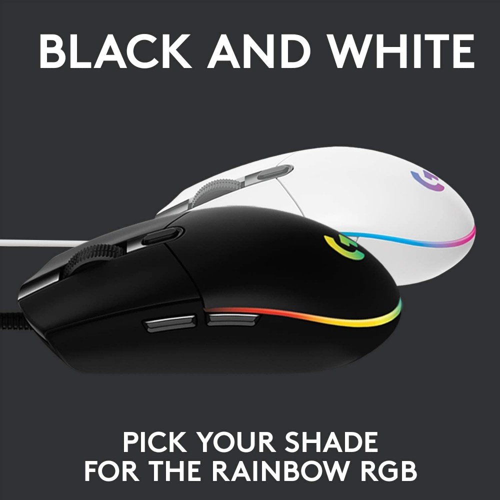 LOGITECH G102 LIGHTSYNC RGB GAMING MOUSE (BLACK) - | Supreme IT Mall ...