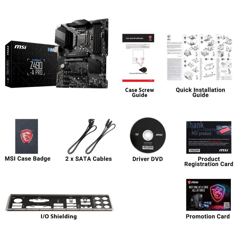 MSI Z490-A PRO MOTHERBOARD - | Supreme IT Mall| Supreme IT Mall