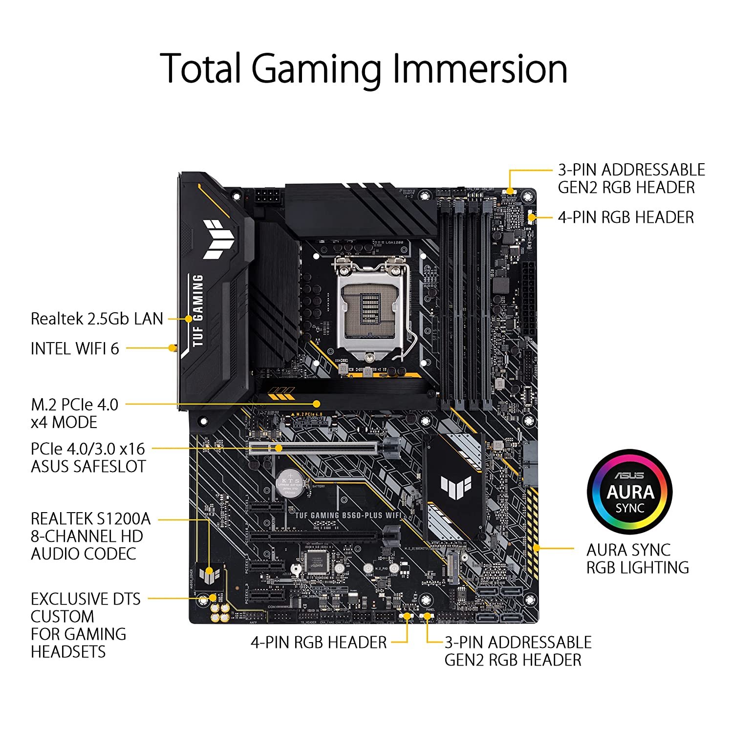 ASUS TUF GAMING B560-PLUS WIFI MOTHERBOARD - | Supreme IT Mall| Supreme ...