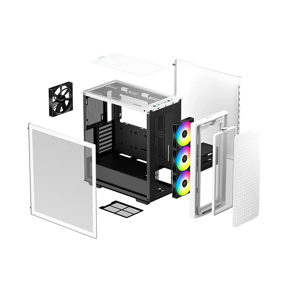 DEEPCOOL CK560 W/O PSU CABINET (WHITE) - | Supreme IT Mall| Supreme IT Mall