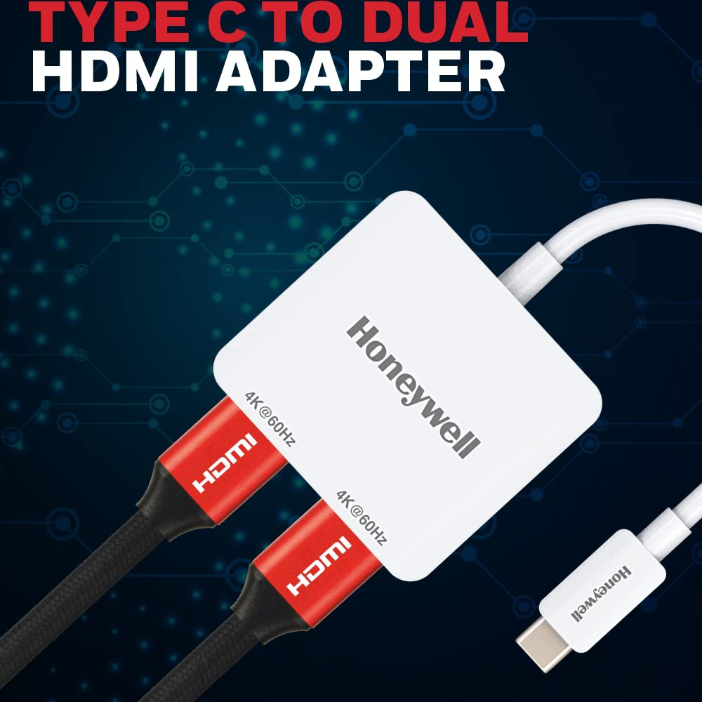 HONEYWELL TYPE C TO DUAL HDMI ADAPTER (HC000008) - | Supreme IT Mall ...