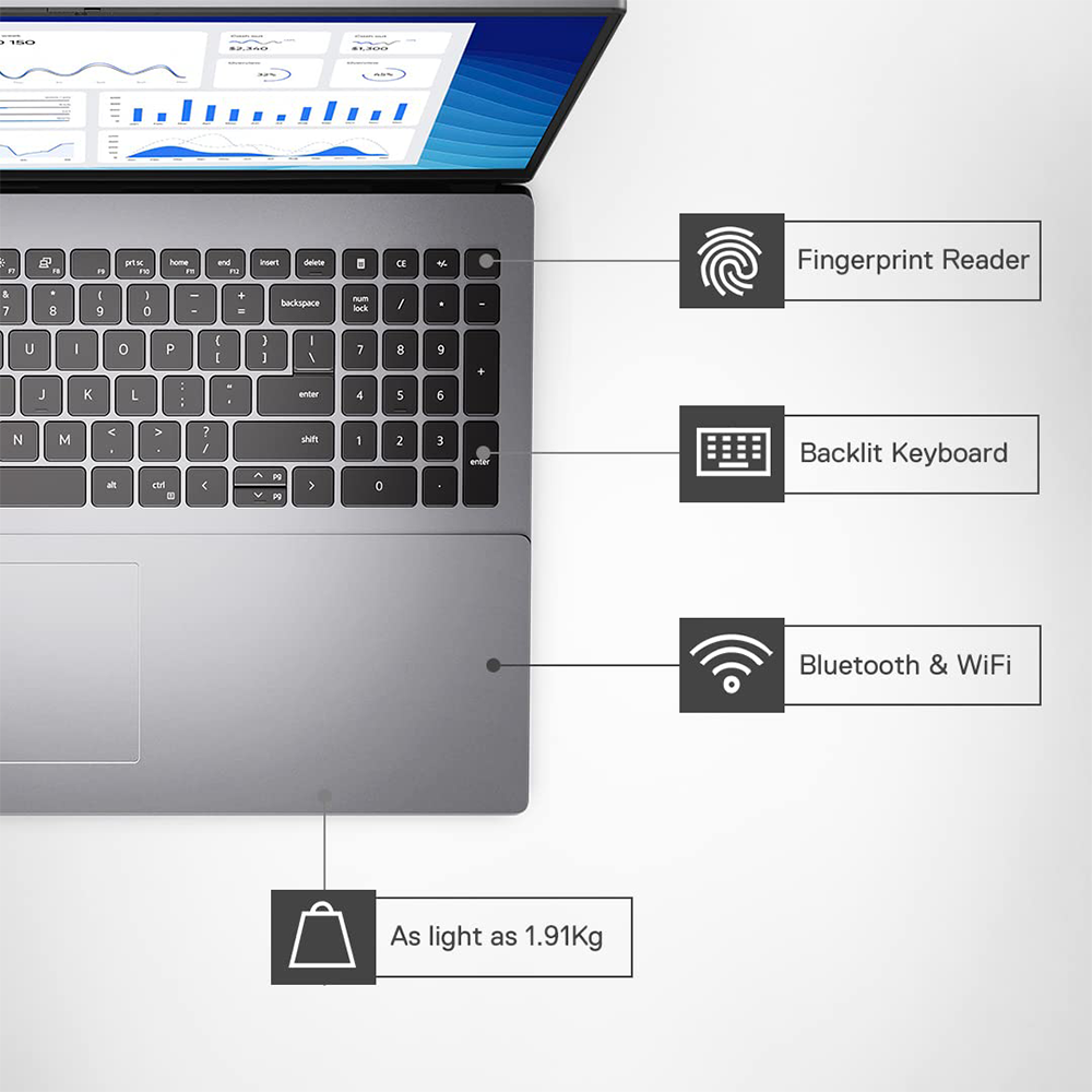 DELL VOSTRO 5625 (RYZEN 5 5625U/ 8GB/ 512 SSD/ W11/ MSO/ 16” FHD ...