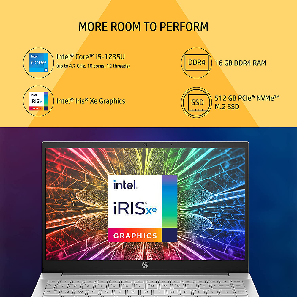 HP PAVILION 14 (INTEL CORE i5-1235U/ 16GB/ 512GB SSD/ W11/ MSO/14 ...